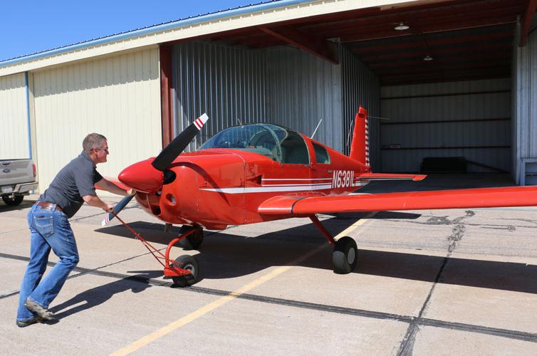 Pilot Tim Gieschen finds respite, peace in the air