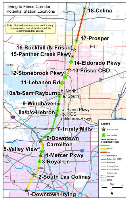 Officials study $2.9B rail link from Celina to Irving | Celina Record | Local News ...