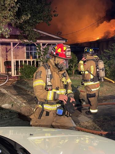 Firefighter injured, investigators still on the scene of overnight ...