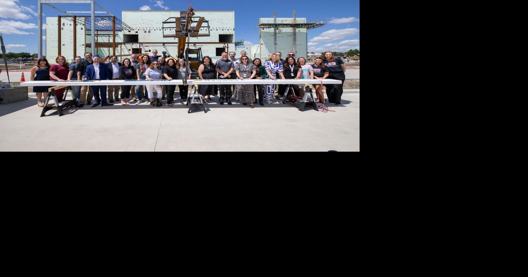 Frisco ISD holds topping-off ceremony for Visual and Performing Arts ...