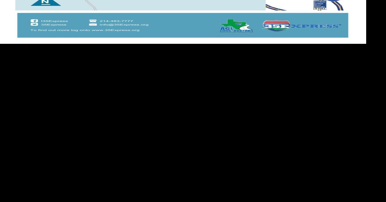 Full closure of northeast-bound Sam Rayburn Tollway near I-35E ...