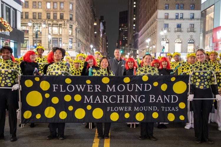 Flower Mound Marching Band performs in 98th Macy's Thanksgiving Day ...