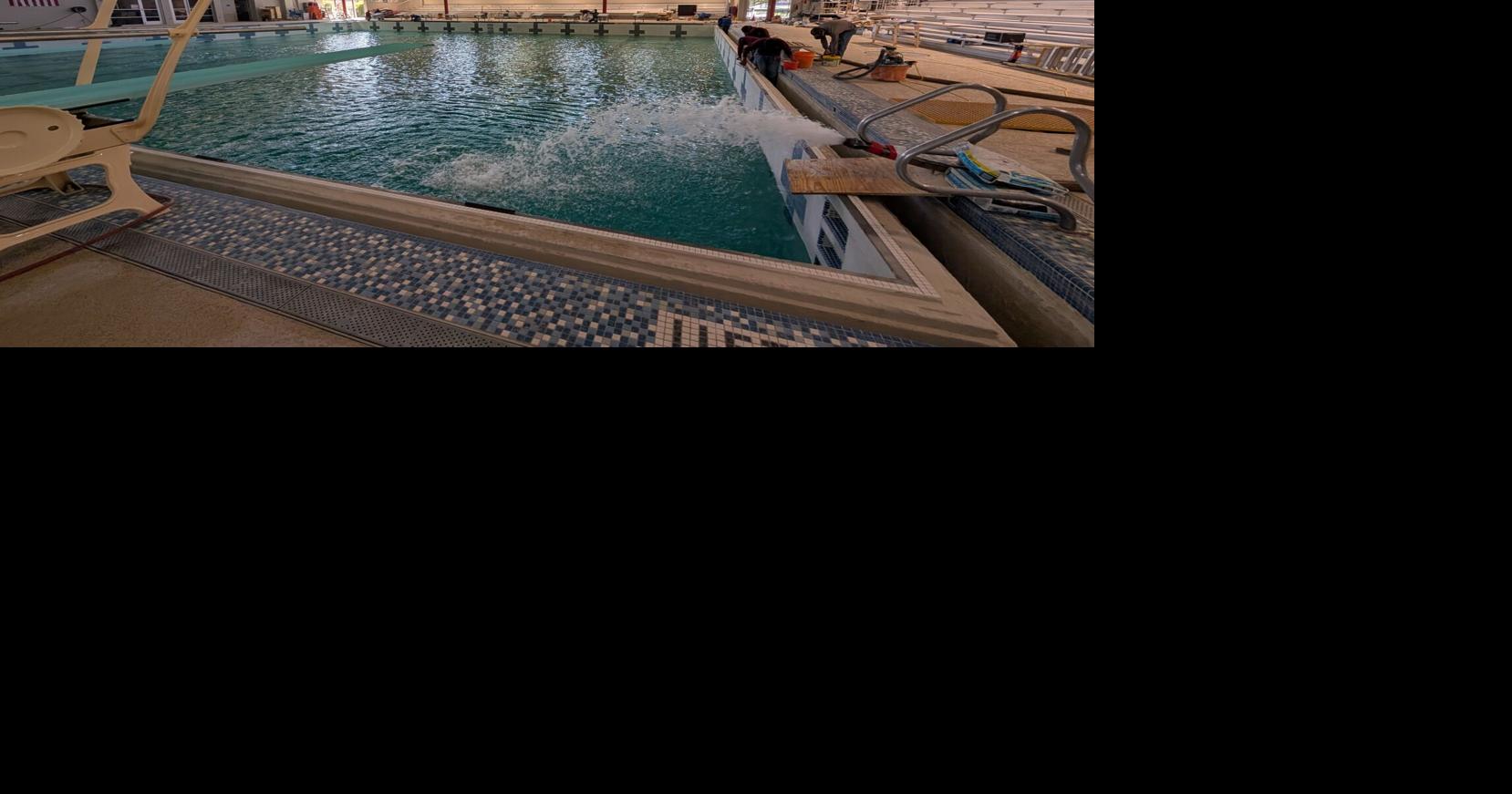 Swimming pool renovations near complete at Aquatics Center | Allen ...