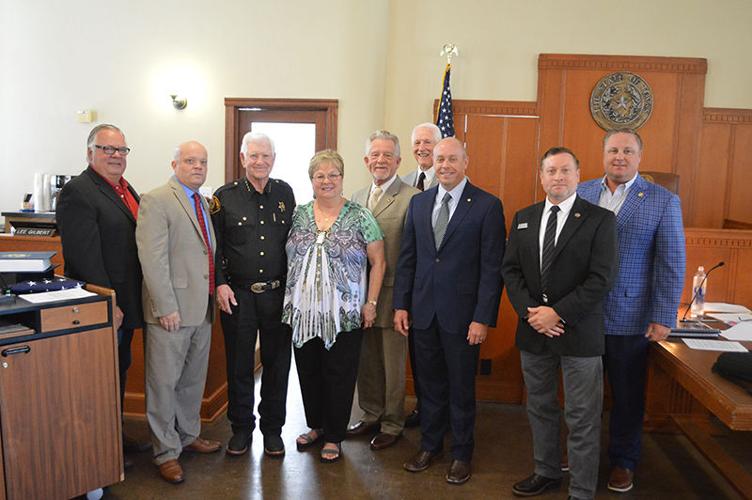 Commissioners Court honors Rockwall County Sheriff Harold Eavenson ...