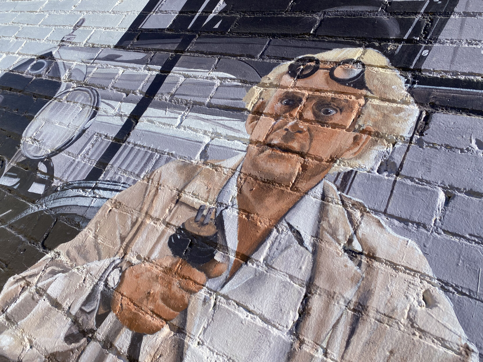 Meet the man behind this and other murals in Frisco’s Rail District ...