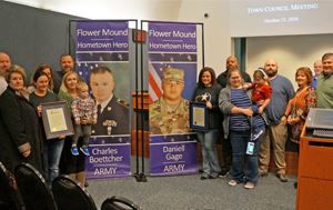 Flower Mound honors two Hometown Heroes | Flower Mound Leader | Local ...