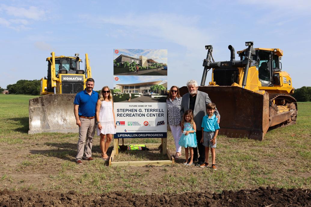 Groundbreaking ceremony held for Allen's Stephen G. Terrell Recreation ...