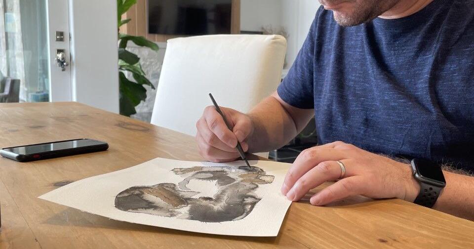 Coppell artist finds passion using watercolors, creating unpredictable ...