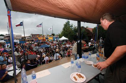 Hundreds brave weather to watch annual tamale eating contest | News ...