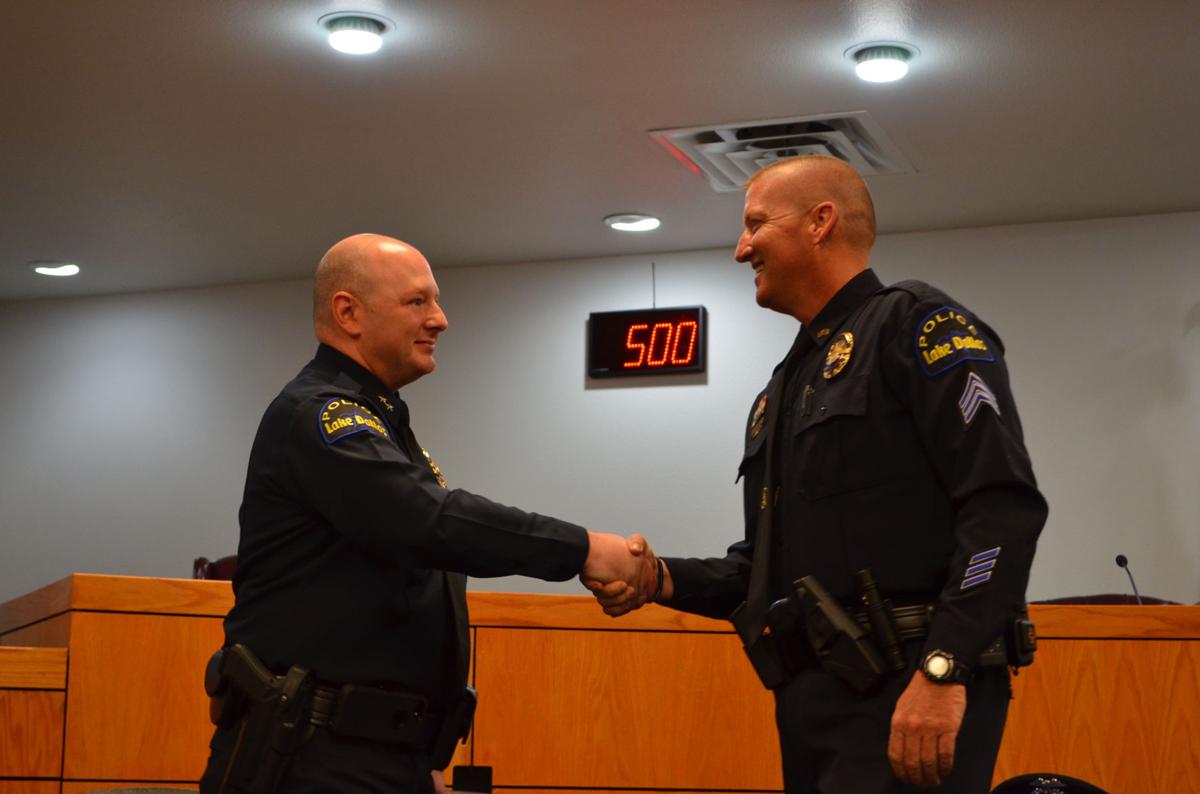 Lake Dallas Police Department debuts new badges | News | starlocalmedia.com