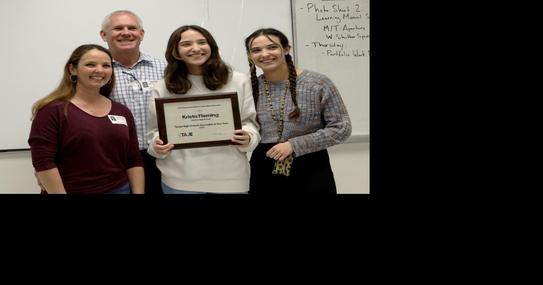 Hebron senior Krista Fleming named Texas Journalist of the Year ...