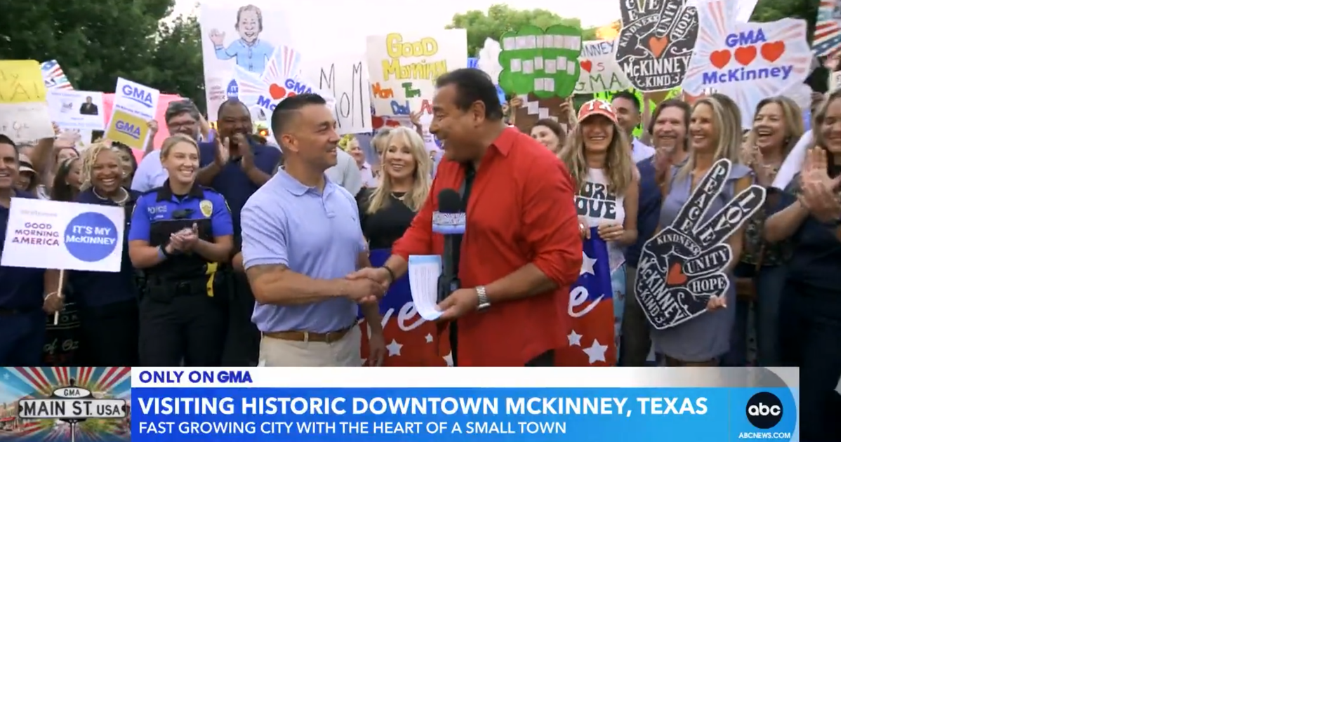 Good Morning McKinney! Good Morning America shines light on McKinney ...