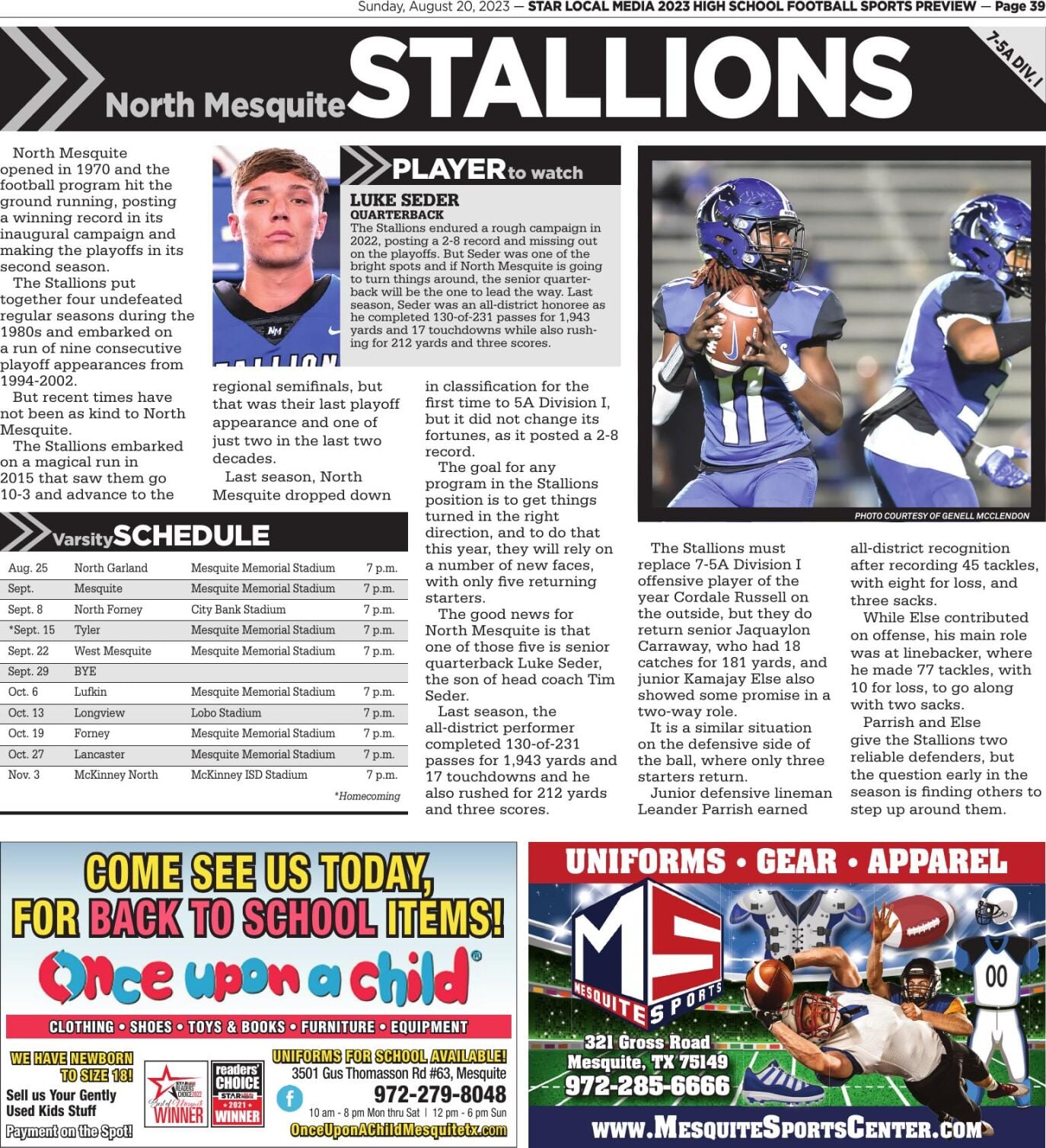 2023 STAR LOCAL MEDIA HIGH SCHOOL FOOTBALL PREVIEW! Get in the game ...