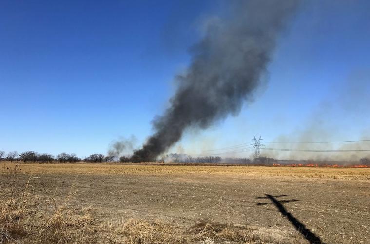 Firefighters battling large grass fire in west Flower Mound; Highway ...