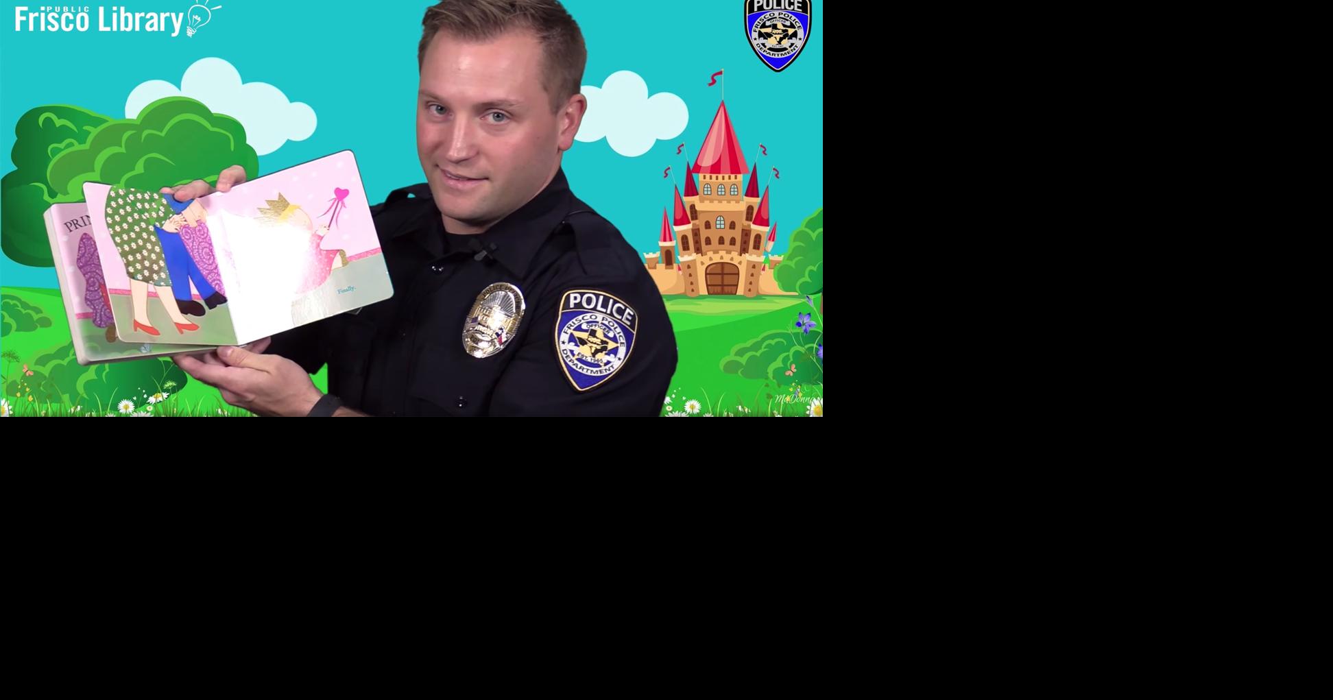 Frisco police officers featured in read-along videos ... with voices ...