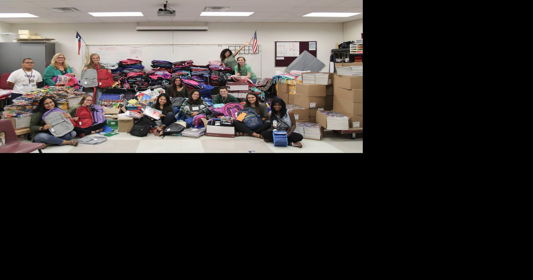 Shell-shocked community receives donations from LHS | Lewisville Leader ...
