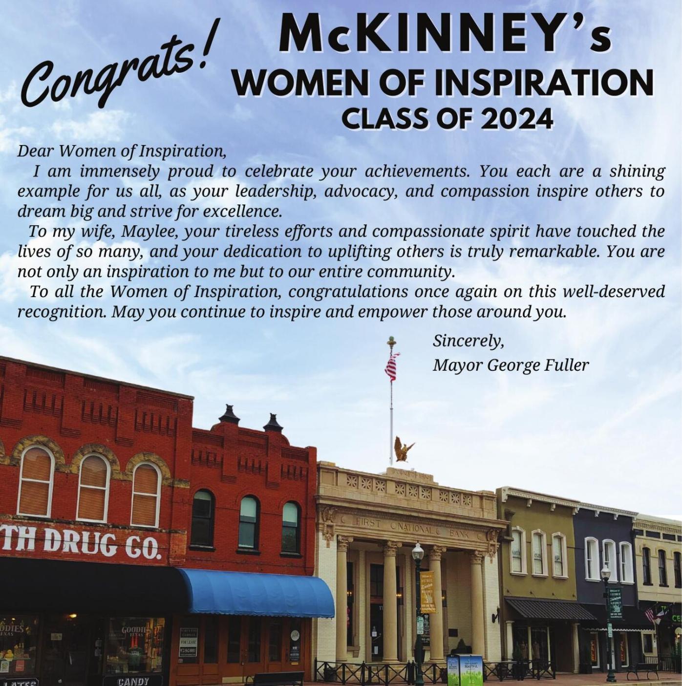 Mayor George Fuller | Women of Inspiration | starlocalmedia.com