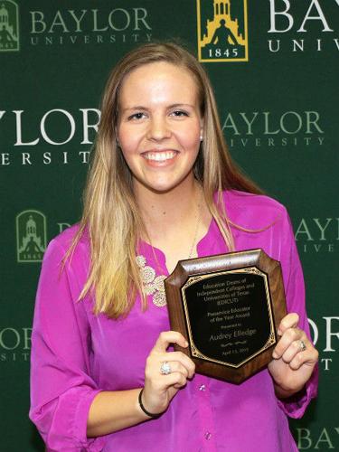 Frisco's Audrey Elledge wins Pre-Service Educator of the Year Award ...