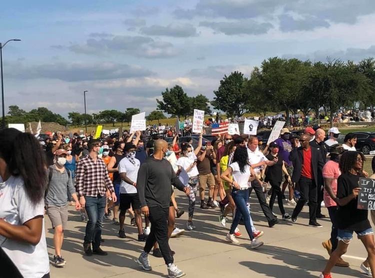 Protests in Little Elm peaceful so far | Little Elm Journal | Local ...