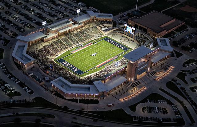 See how Allen's Eagle stadium has been a gathering point for the ...
