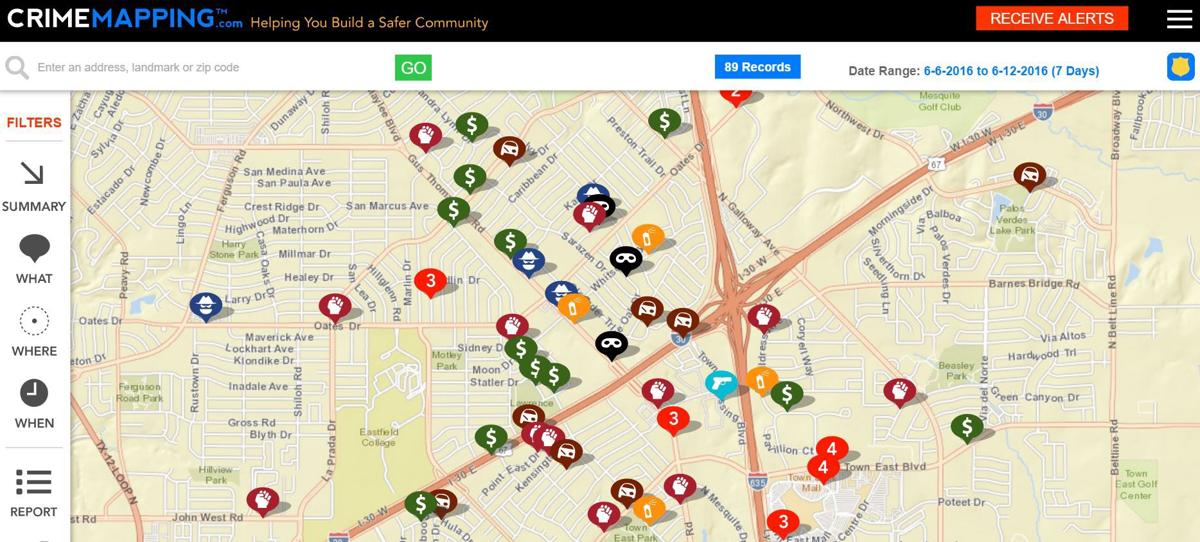 Mesquite police launch online crime mapping platform | Mesquite News ...