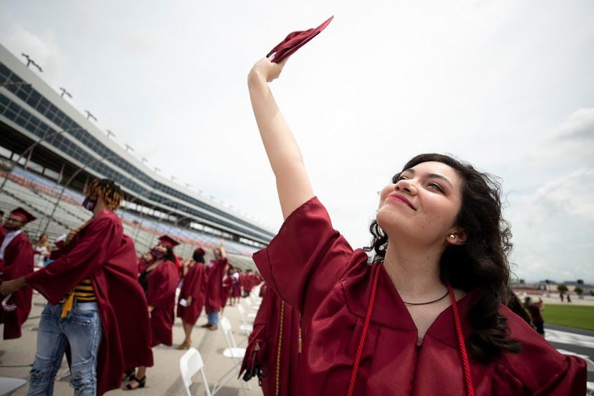Lewisville High School graduates get their victory lap | Lewisville ...