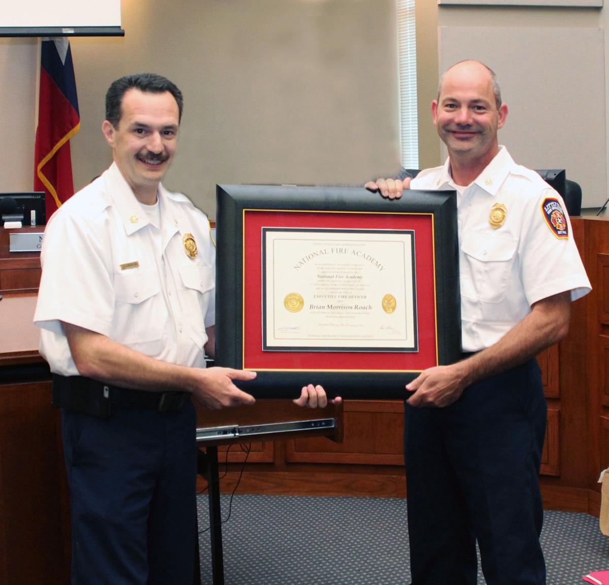 Assistant Fire Chief receives award from National Fire Academy ...
