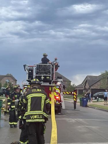 Celina, Prosper fire crews respond to house fire caused by lightning ...