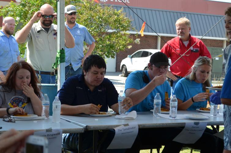 City of Lewisville employees compete in tamale eating contest | News ...