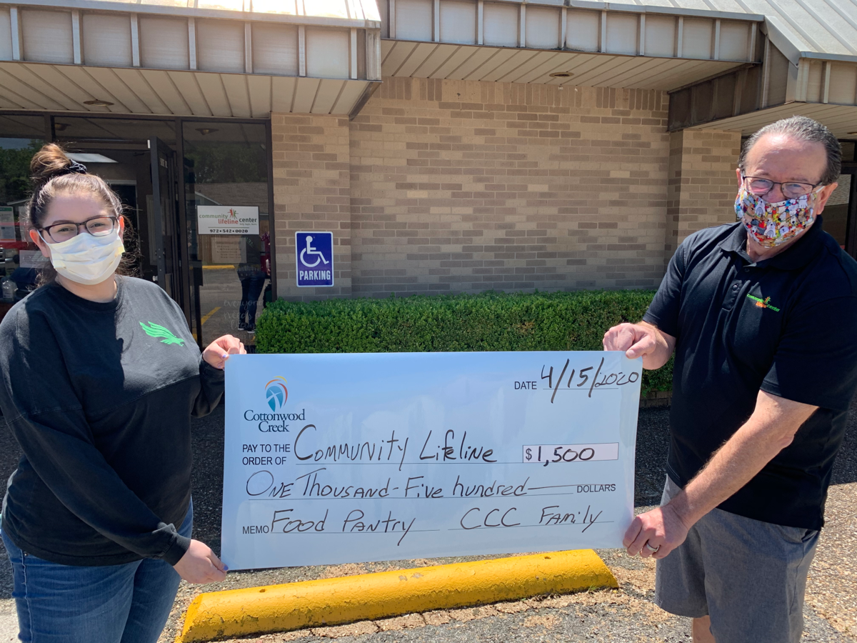 Church donates $10K to Community Lifeline Center, Allen Community ...