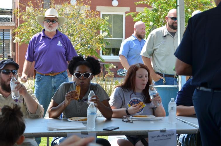 City of Lewisville employees compete in tamale eating contest | News ...
