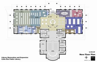 Early library expansion, Town Hall remodel plans presented | Little Elm ...