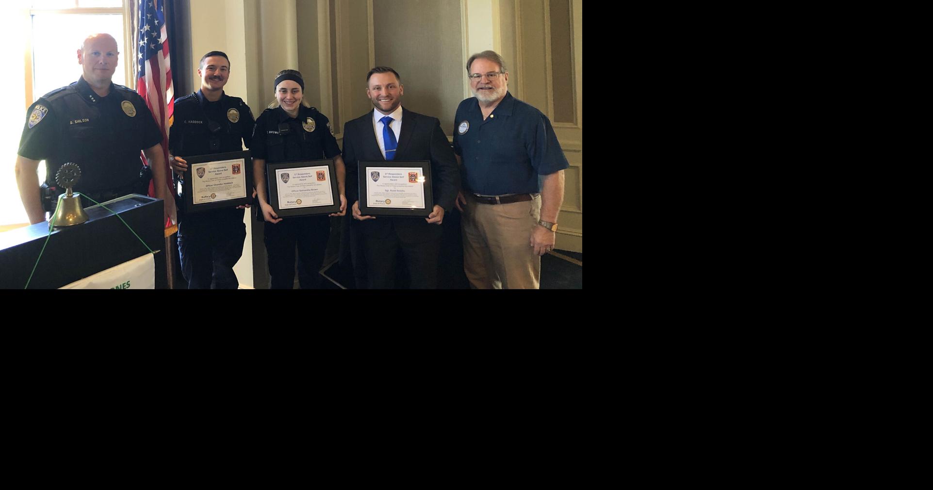 Rotary Club of Frisco recognizes three police officers with 'Service ...