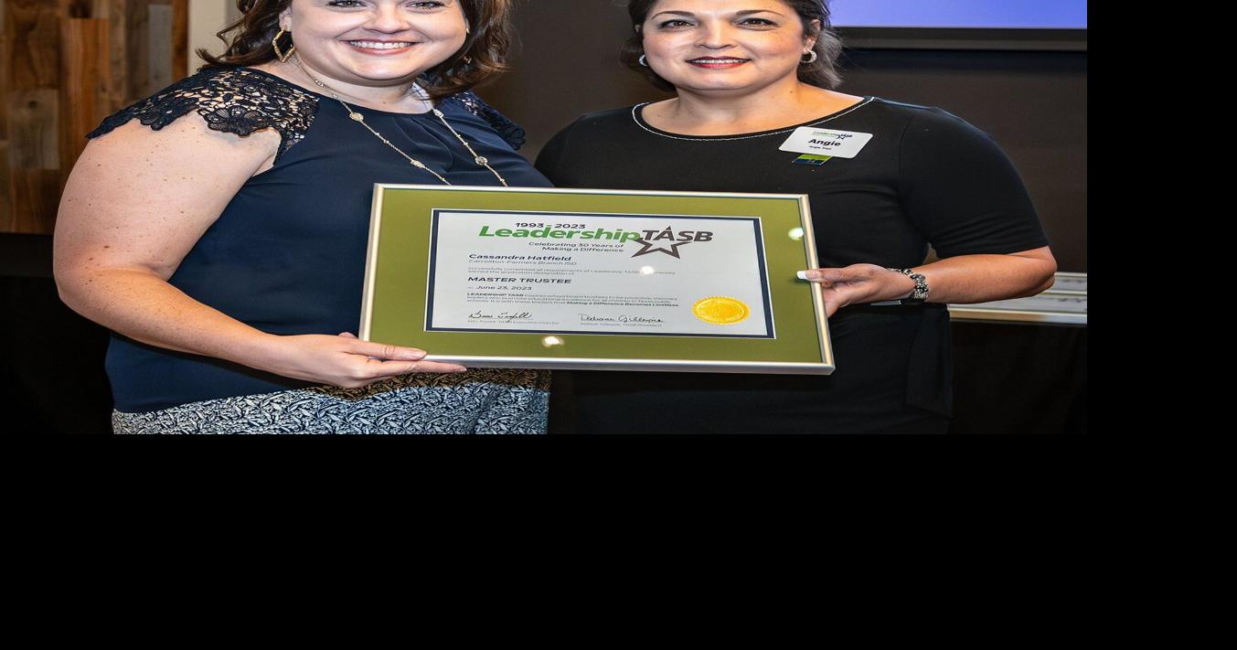 CFBISD board president earns Master Trustee from Leadership TASB ...