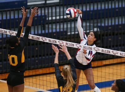 Lady Eagles’ balance trumps East’s block | Allen Prep Sports ...