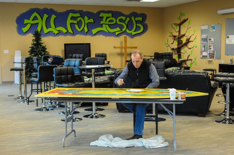 The Rev. Peter Pearson prayerfully paints icon for Frisco's St. Philip ...