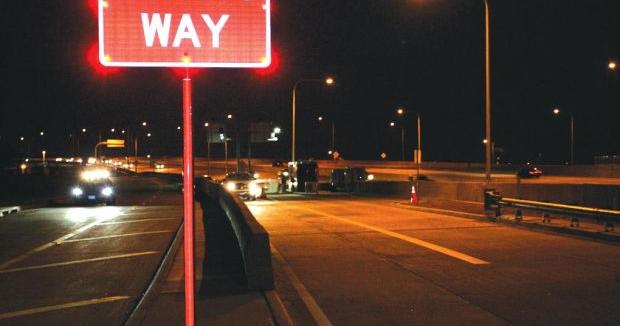 NTTA installs LED-enhanced signs to prevent wrong way driving | Plano ...