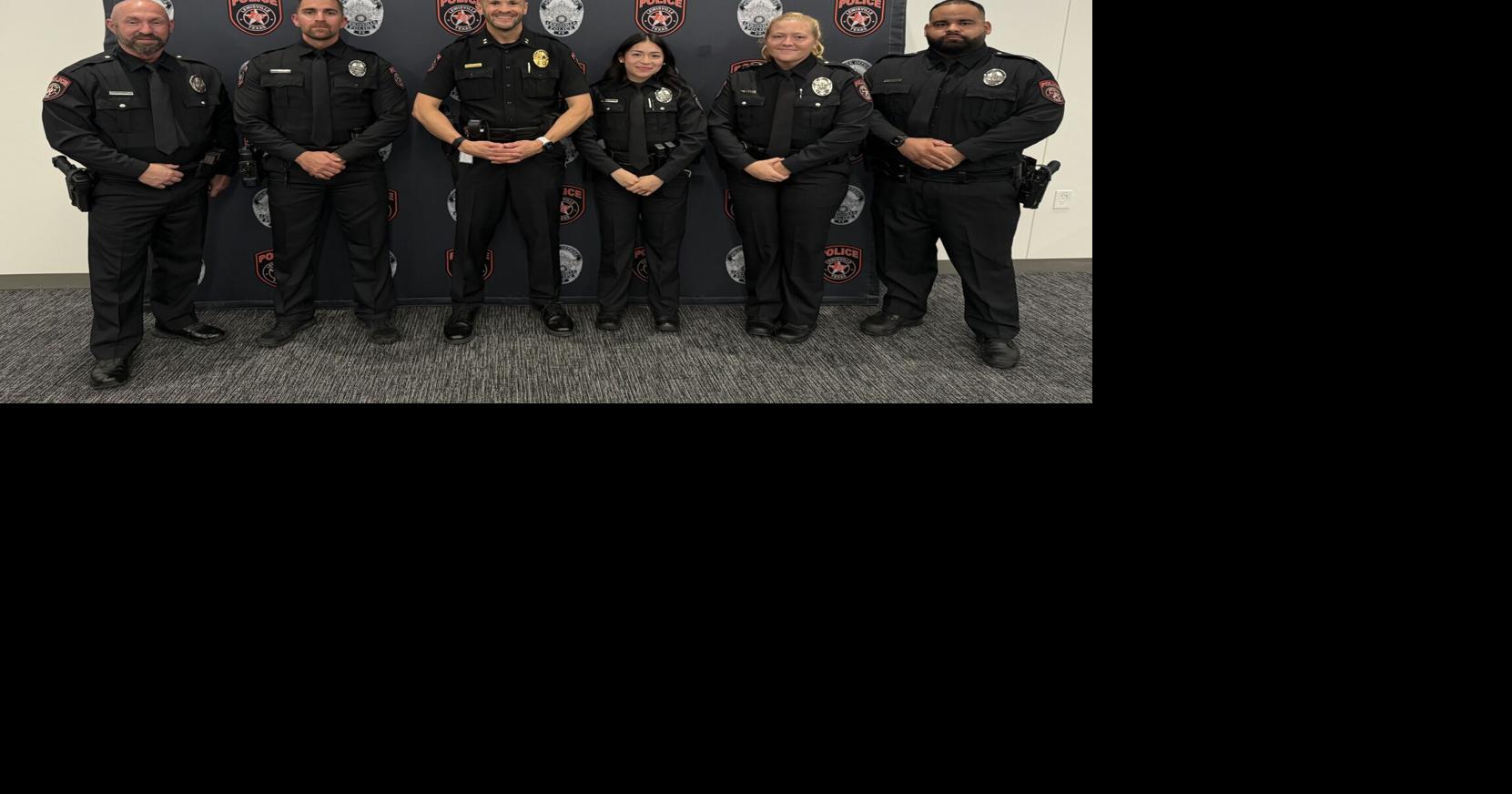 Five Lewisville PD officers sworn in at new safety center | Lewisville ...