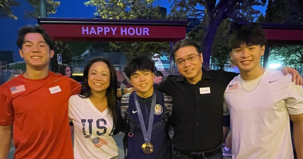 One Proud Dad! Rick Hong celebrates son's Olympic bronze win in Paris ...