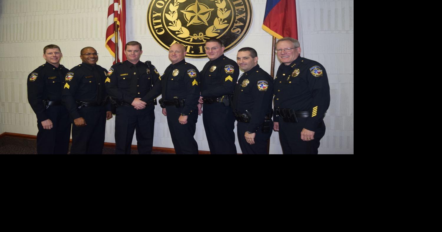 McKinney PD promotes six members | McKinney Courier-Gazette | Local ...