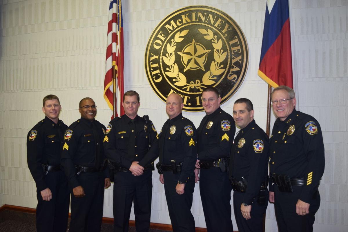 McKinney PD promotes six members | McKinney Courier-Gazette | Local ...
