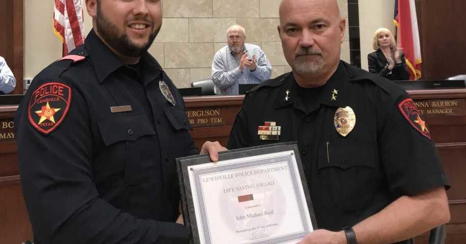 Lewisville police officers recognized courageous efforts | Lewisville ...