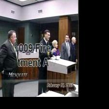 (VIDEO) Mesquite: Fire Chief Mark Kerby presents annual awards at ...