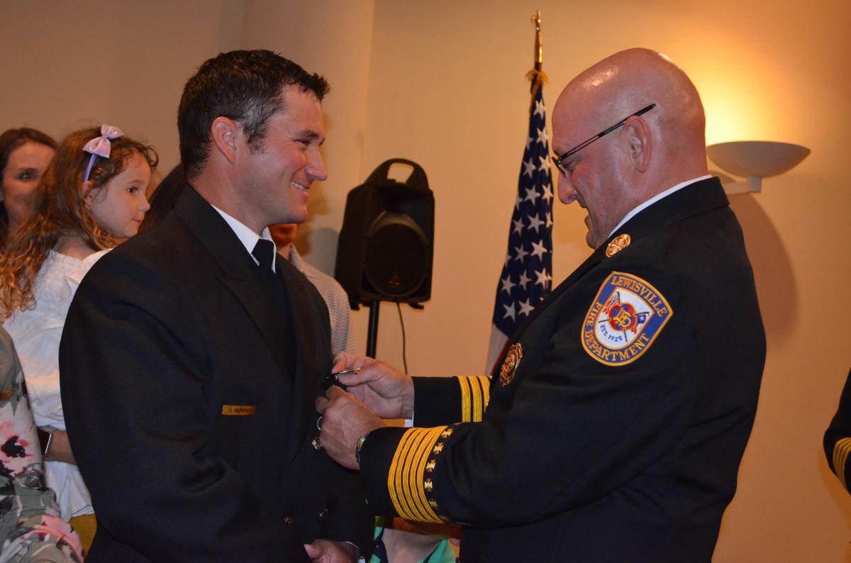 Lewisville Fire Department welcomes new firefighters, promotes driver ...