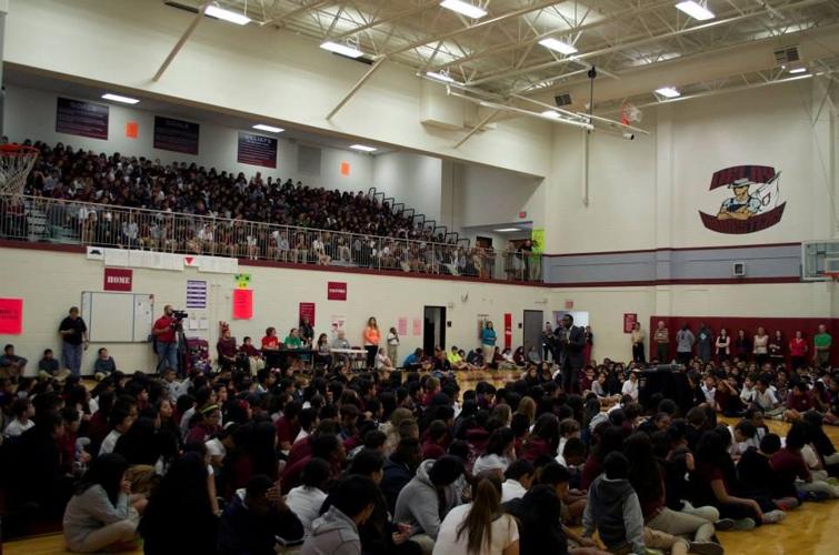 Avery Johnson visits Huffines, DeLay middle schools | Lewisville Leader ...