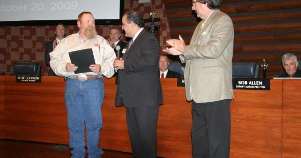 Kevin Barrow recognized for 25 years service (PHOTO) | Frisco ...