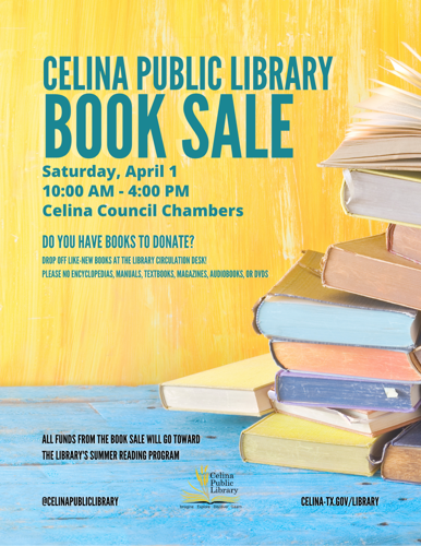 What to know about the Celina Public Library's upcoming book sale ...
