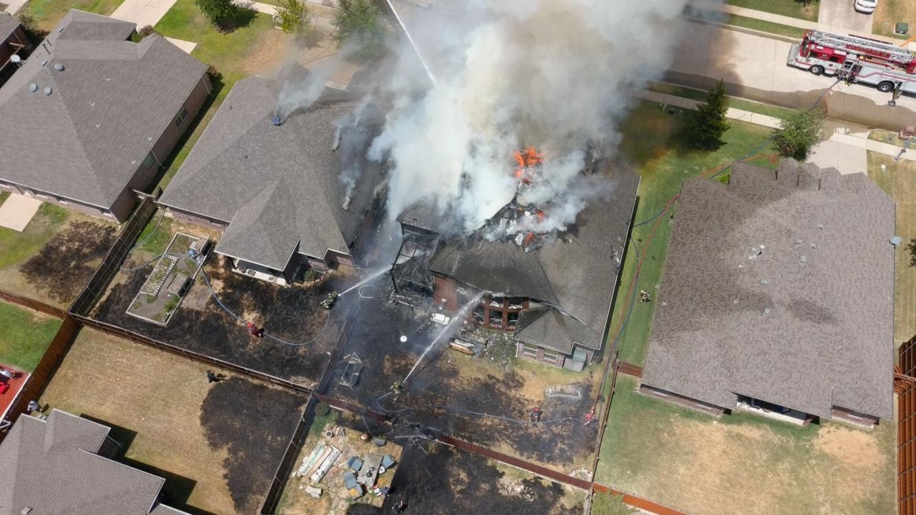 Little Elm Fire Department works structure fire in neighborhood ...