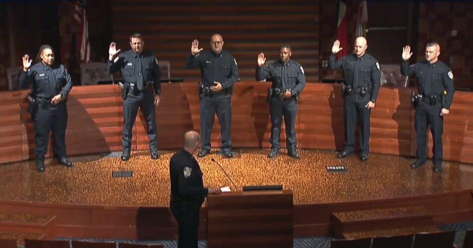 Frisco PD swears in six new officers | Homepage | starlocalmedia.com