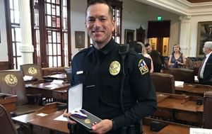 Flower Mound Police Officer Chris Coots receives prestigious Star of ...